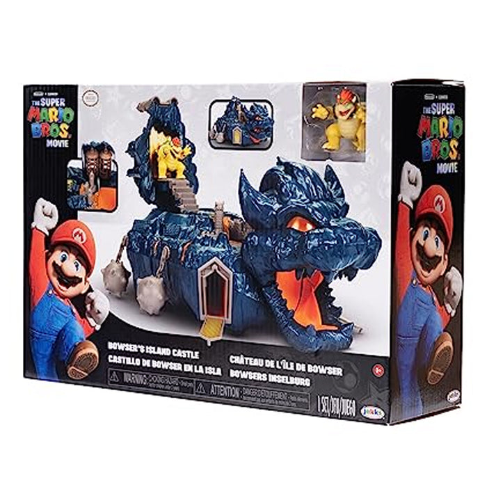 Jakks Pacific - Super Mario Bros | Castillo de Bowser en la Isla – 3K ...